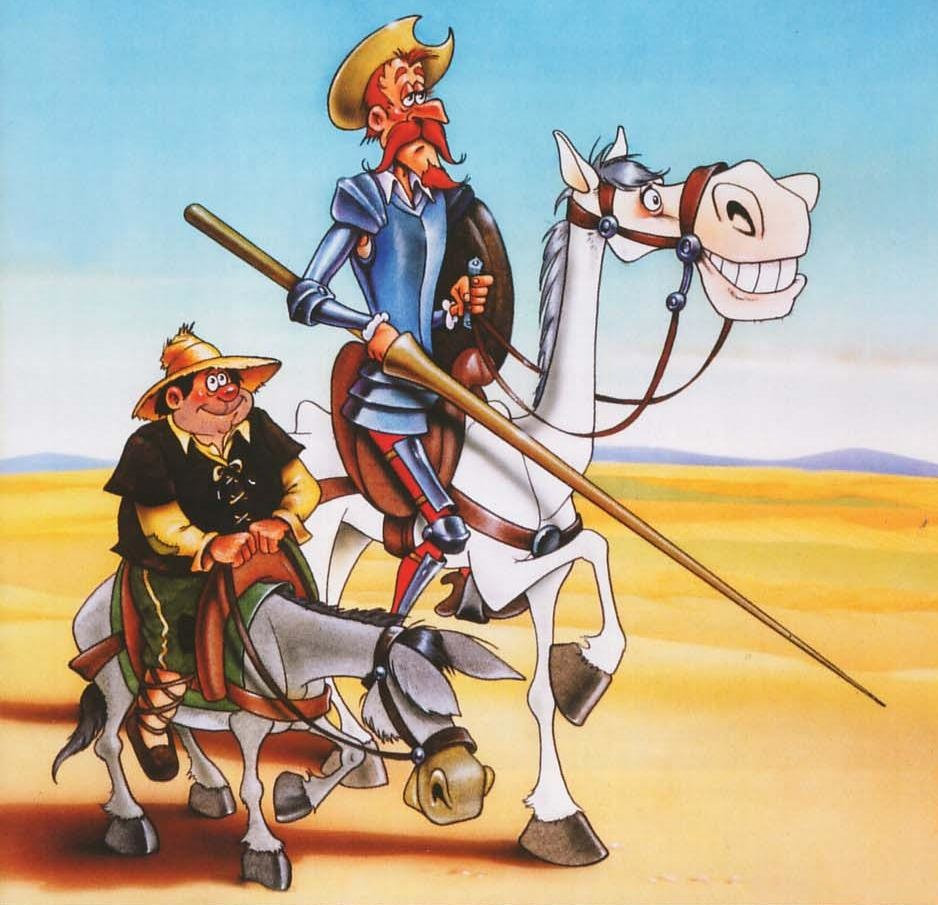 QUI SONT DON QUICHOTTE ET SANCHO PANZA.