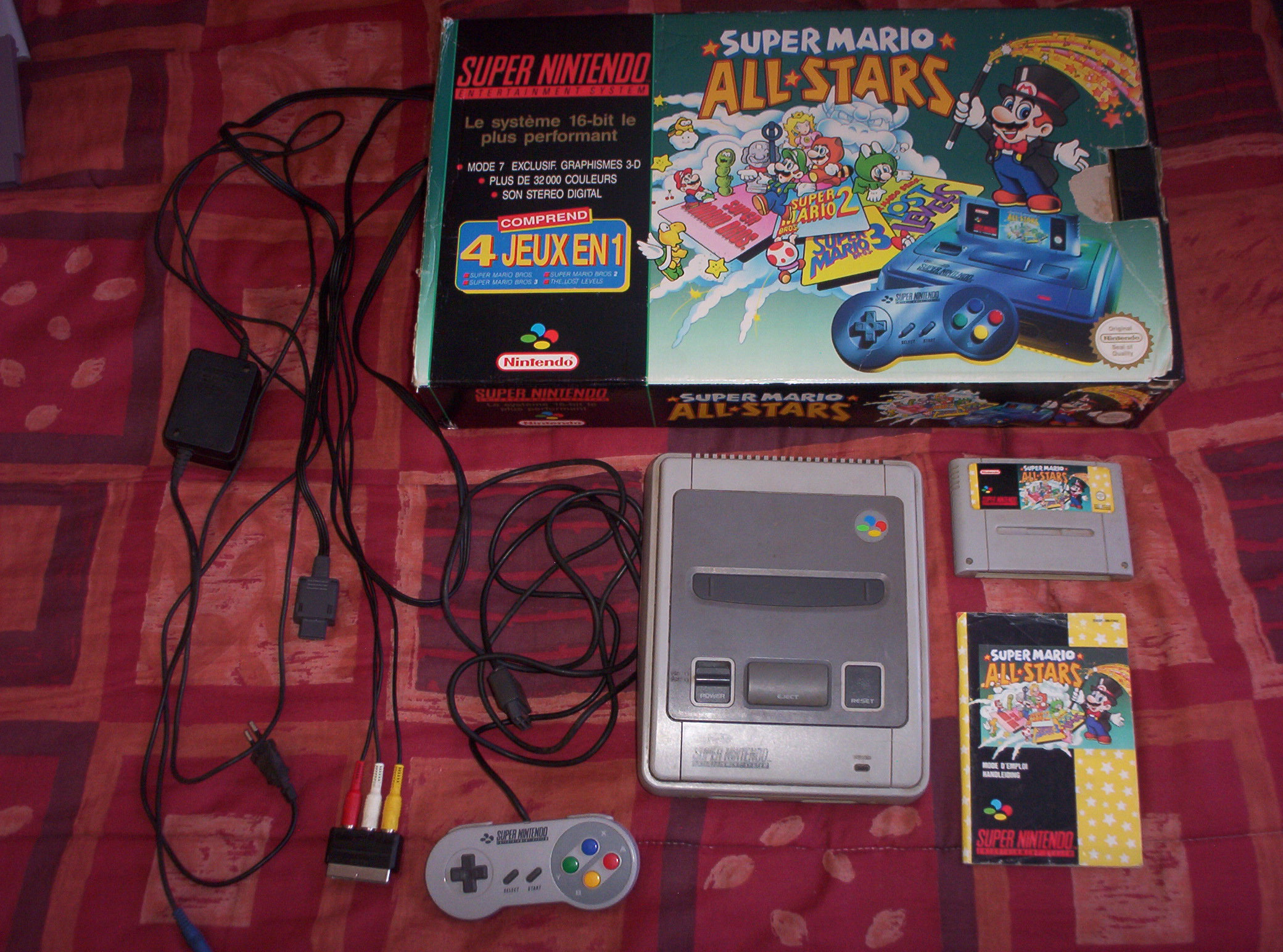 vends snes pack mario all stars