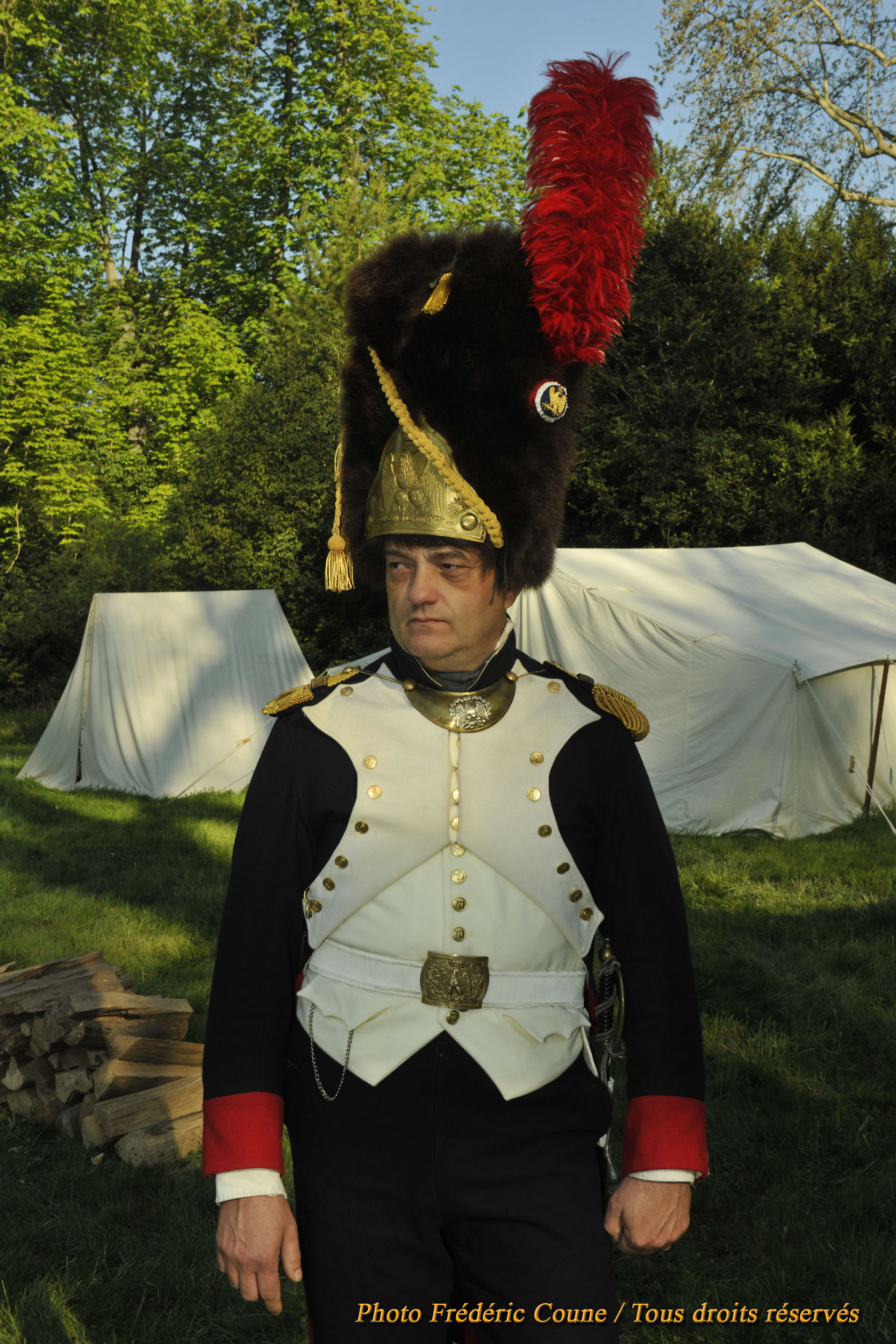 Officier du 1er régiment de grenadiers de la Garde Impériale