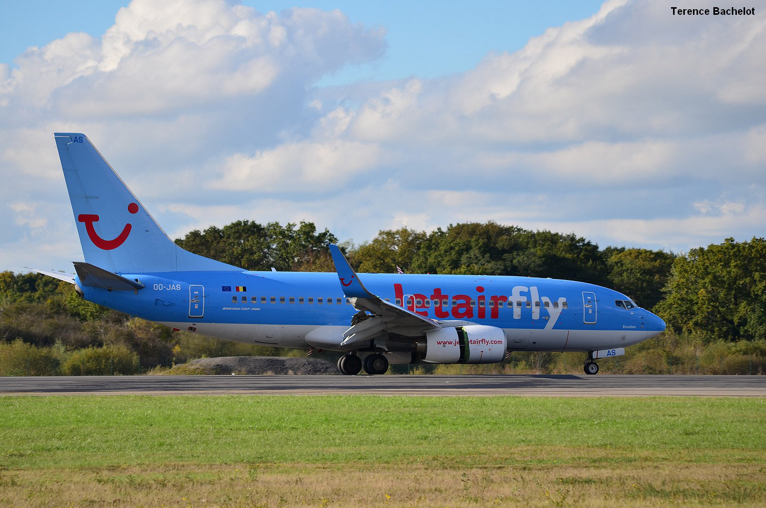 [25/10/2014] Boeing 737-700 (OO-JAS) Jetairfly avec Sharklets