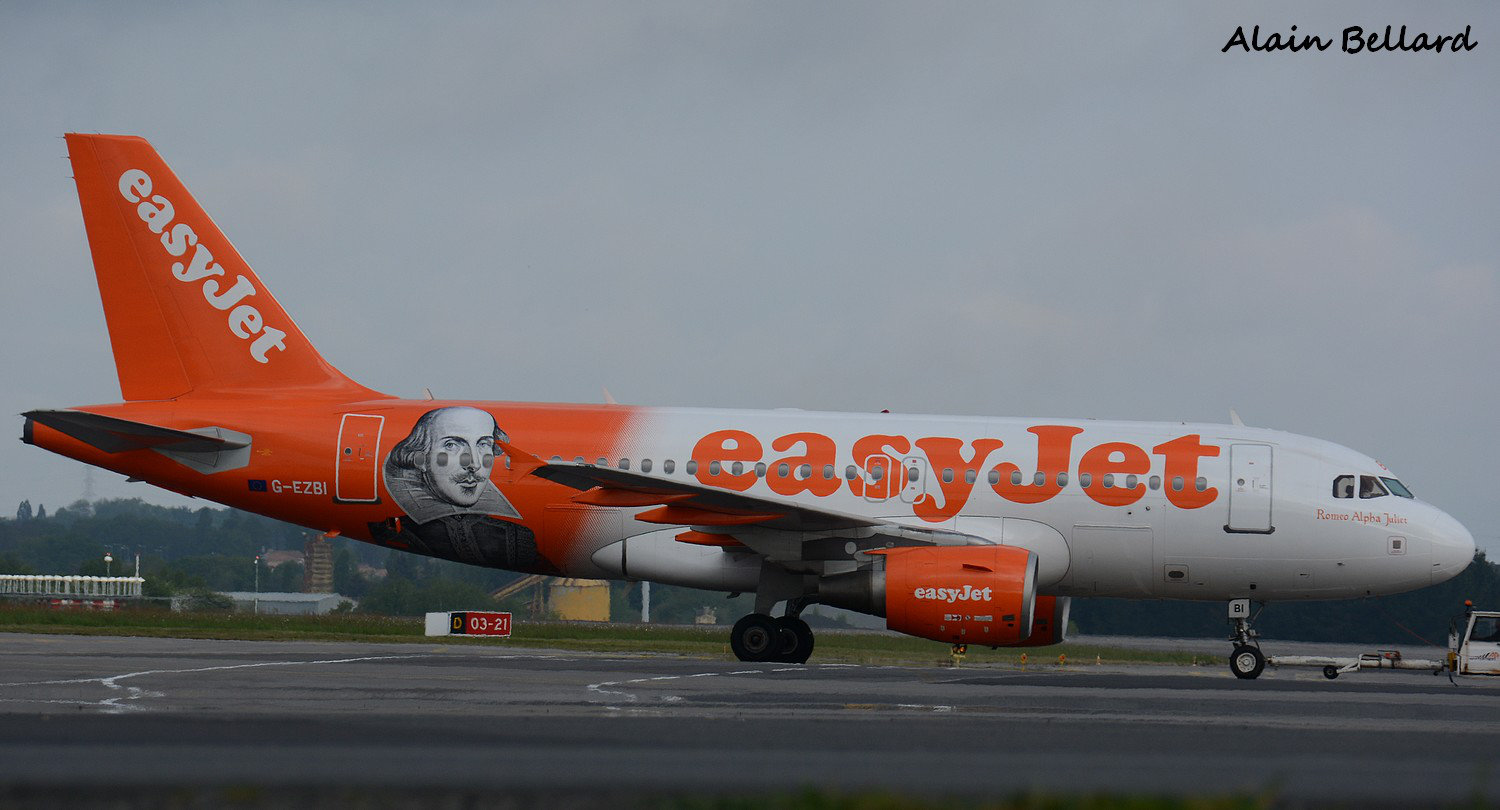 [5/02/2015] Airbus A319 (G-EZBI ) Easyjet ( william shakespeare )