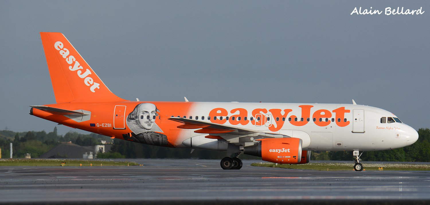 [5/02/2015] Airbus A319 (G-EZBI ) Easyjet ( william shakespeare )
