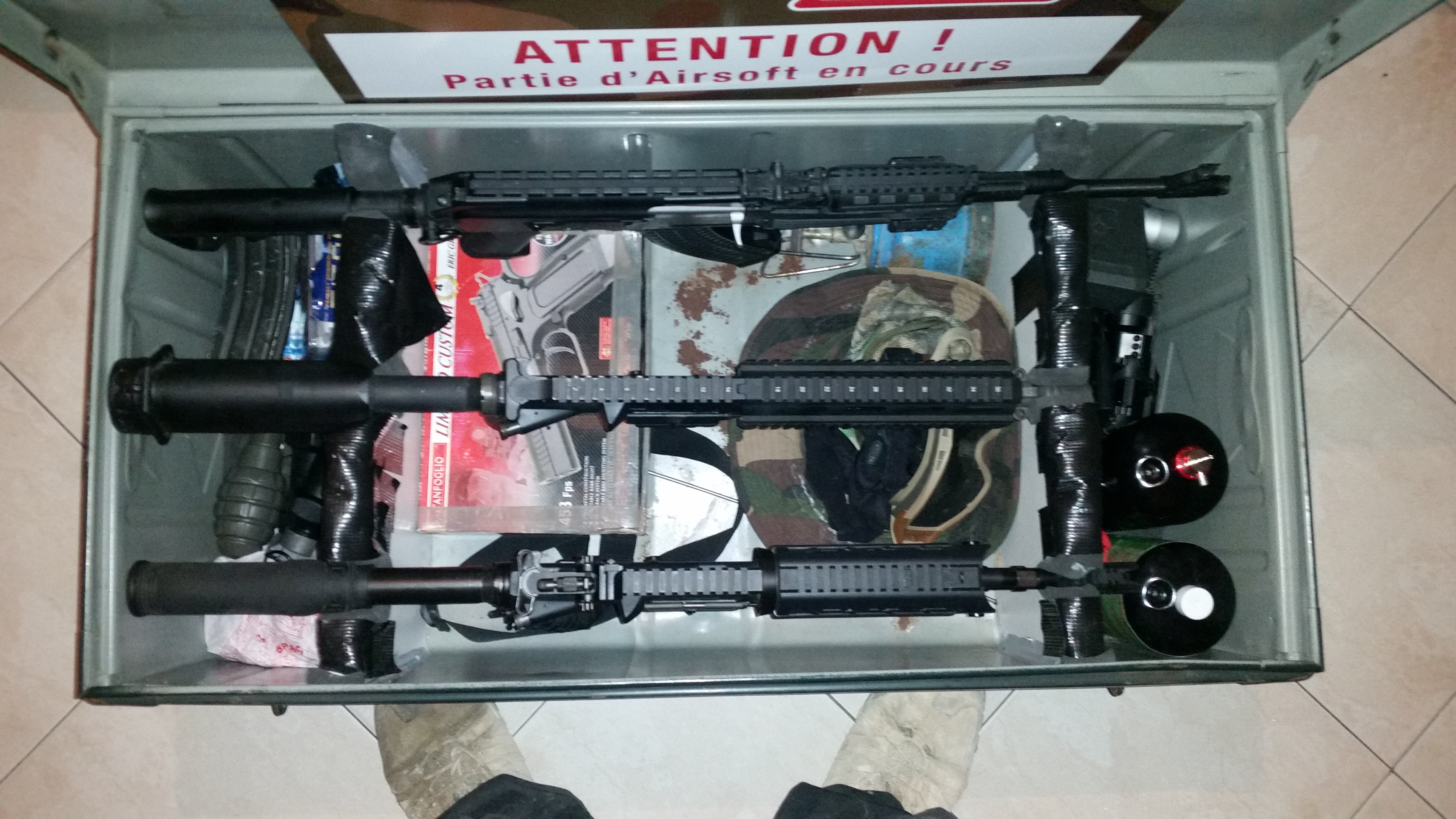 Fabrication Râtelier Fusil et Gun