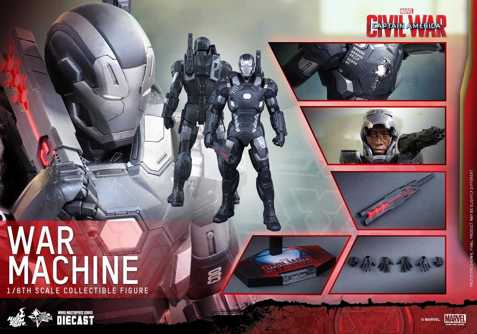 CAPTAIN AMERICA : CIVIL WAR - WAR MACHINE (MMS???DC??)