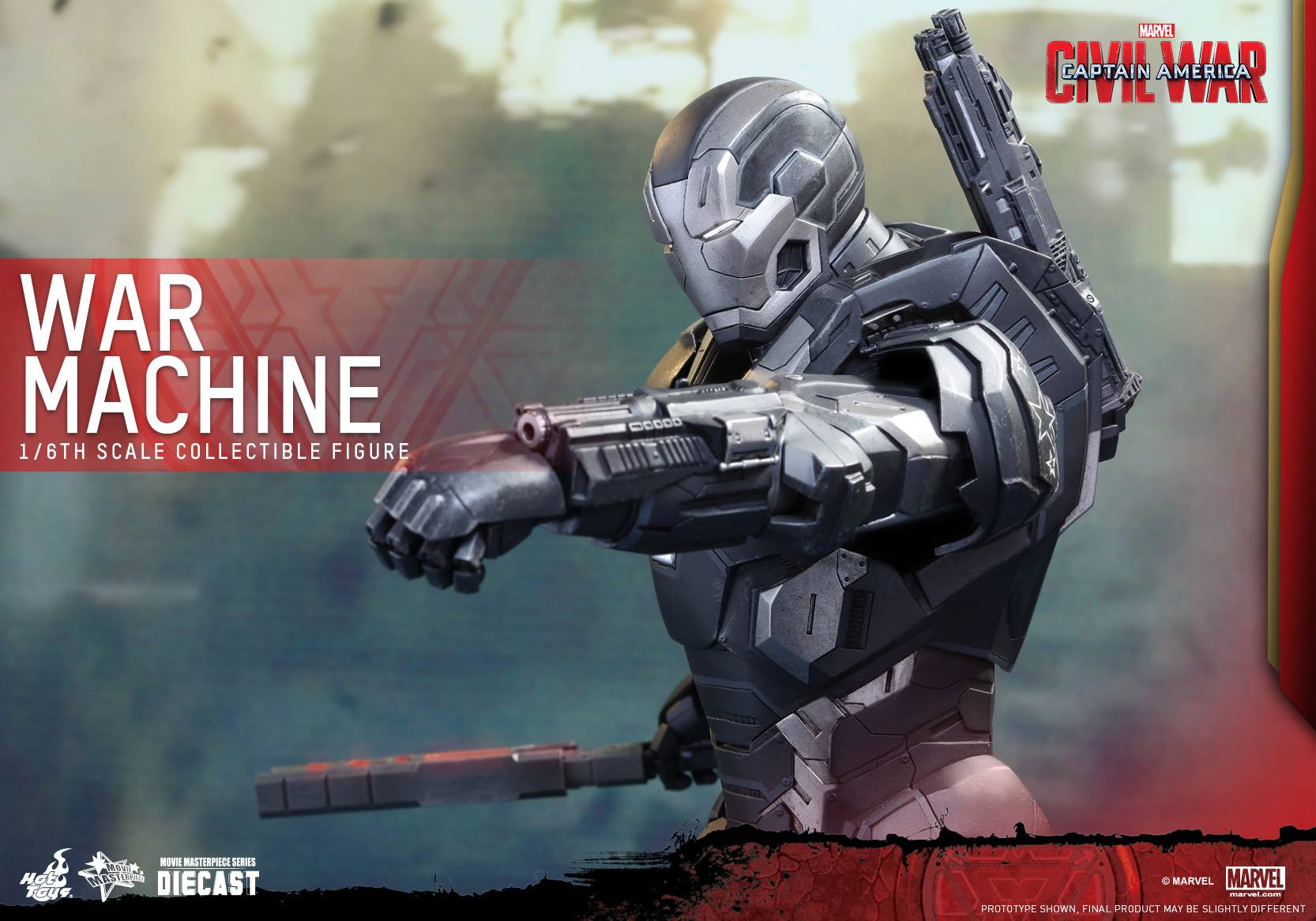 CAPTAIN AMERICA : CIVIL WAR - WAR MACHINE (MMS???DC??)