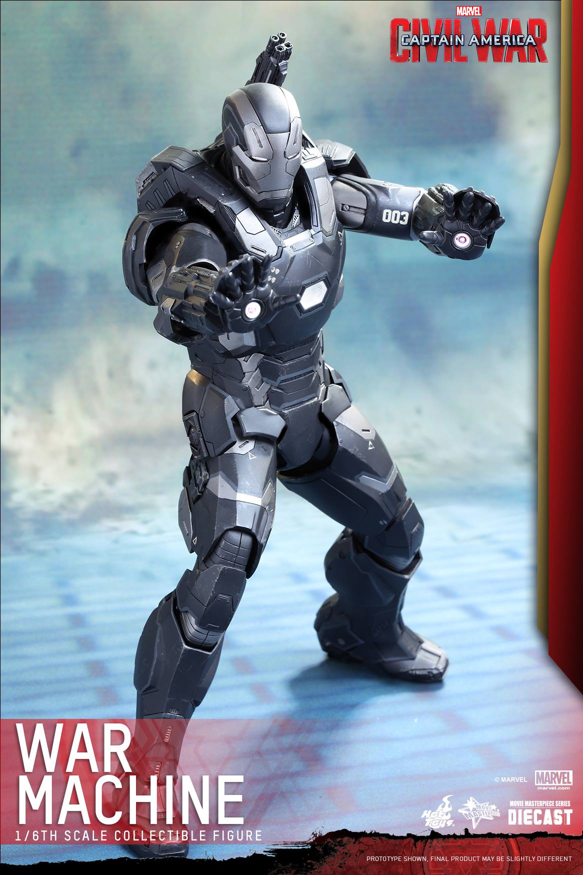 CAPTAIN AMERICA : CIVIL WAR - WAR MACHINE (MMS???DC??)