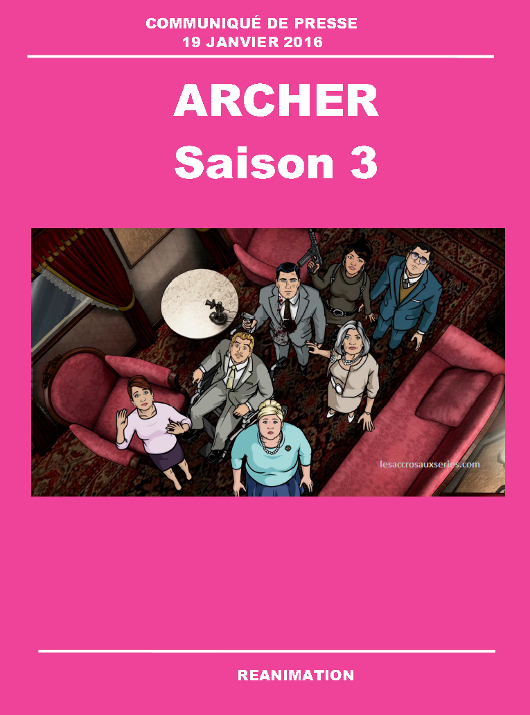 Archer (saison 3) arrive sur France 4