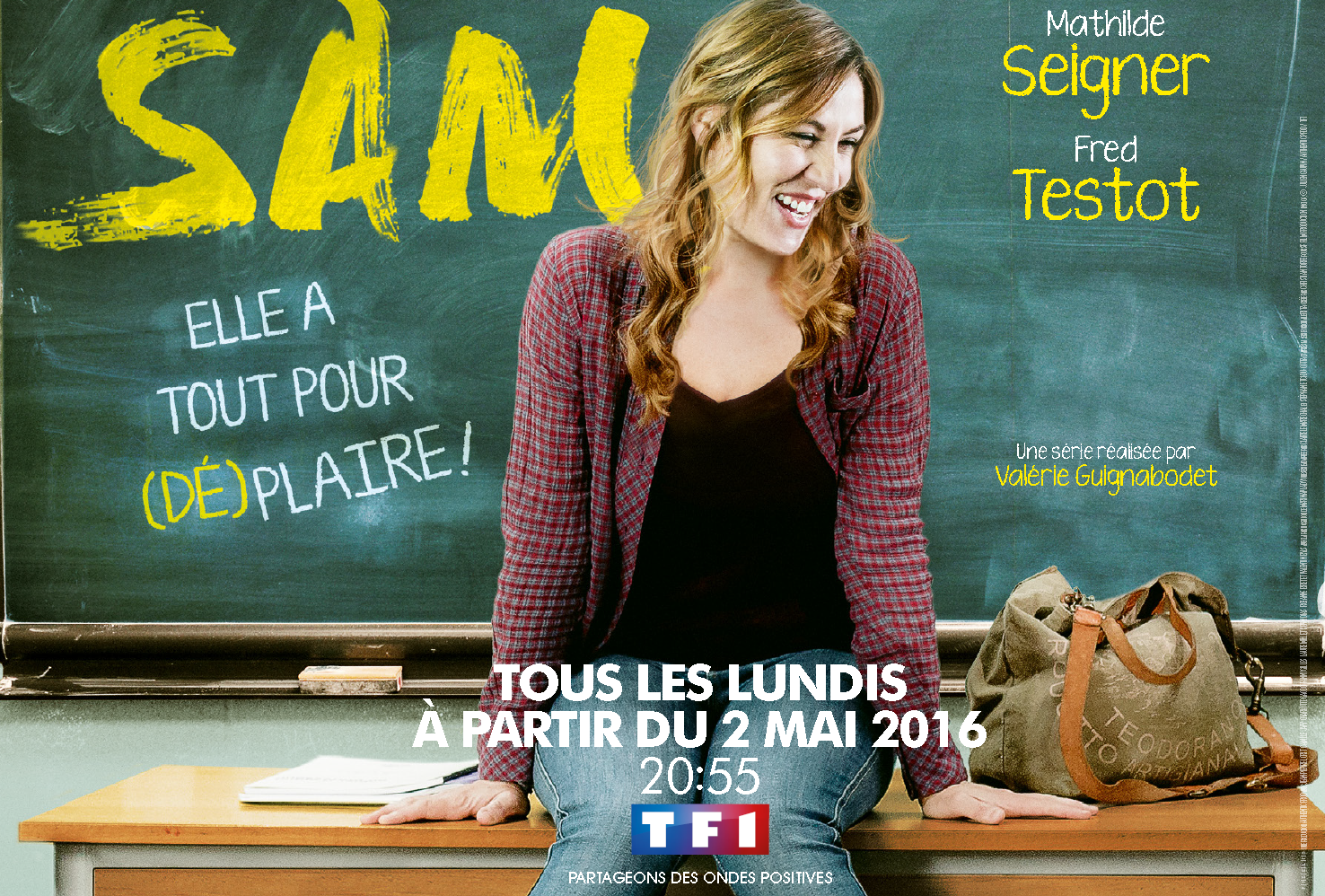 Sam avec Mathilde Seigner diffusée sur TF1