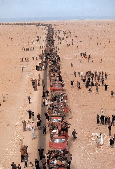 LA MARCHE VERTE. MAROC.