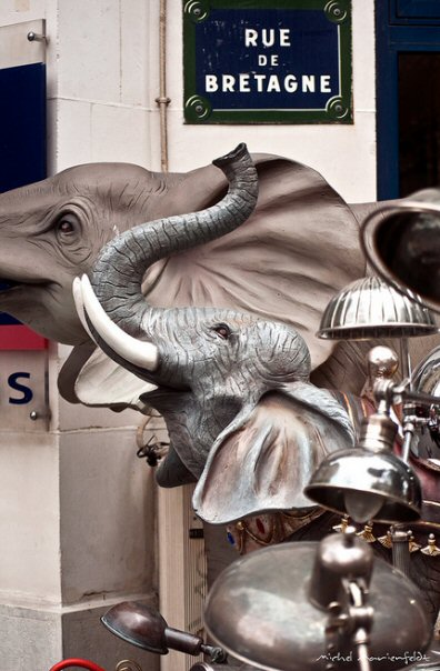 RUE DE BRETAGNE. PARIS 3ème. LE MARAIS.