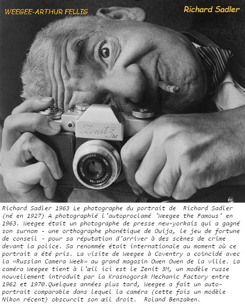 WEEGEE. ARTHUR FELLIG. PHOTOGRAPHE.