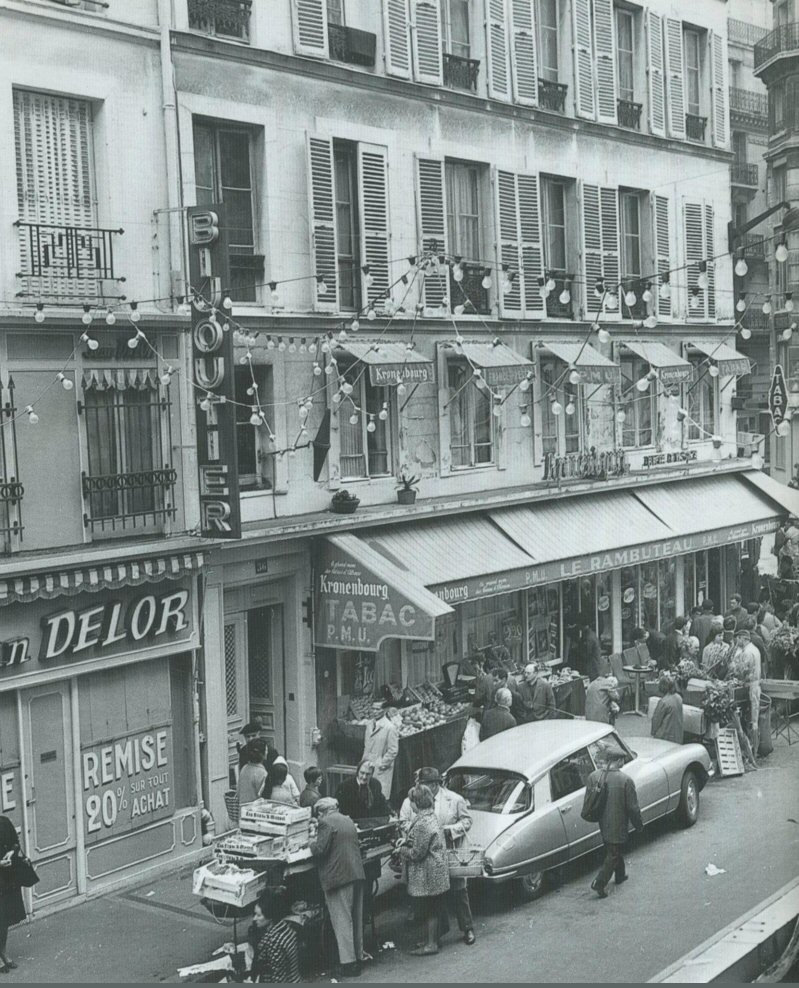 PARIS LE MARAIS.RUE RAMBUTEAU. PHOTOS D'AUTREFOIS.