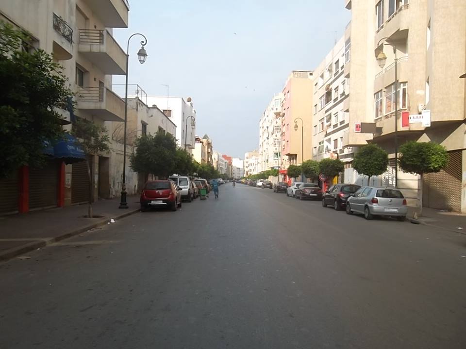 RABAT. ENTRE L’OCÉAN ET LE QUARTIER DE L'OCÉAN.
