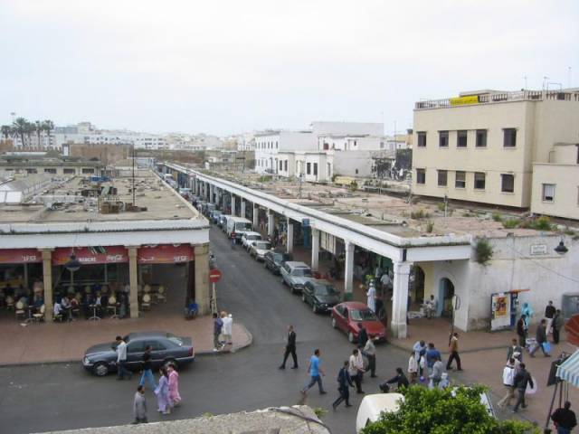LE MARCHE CENTRAL A RABAT.