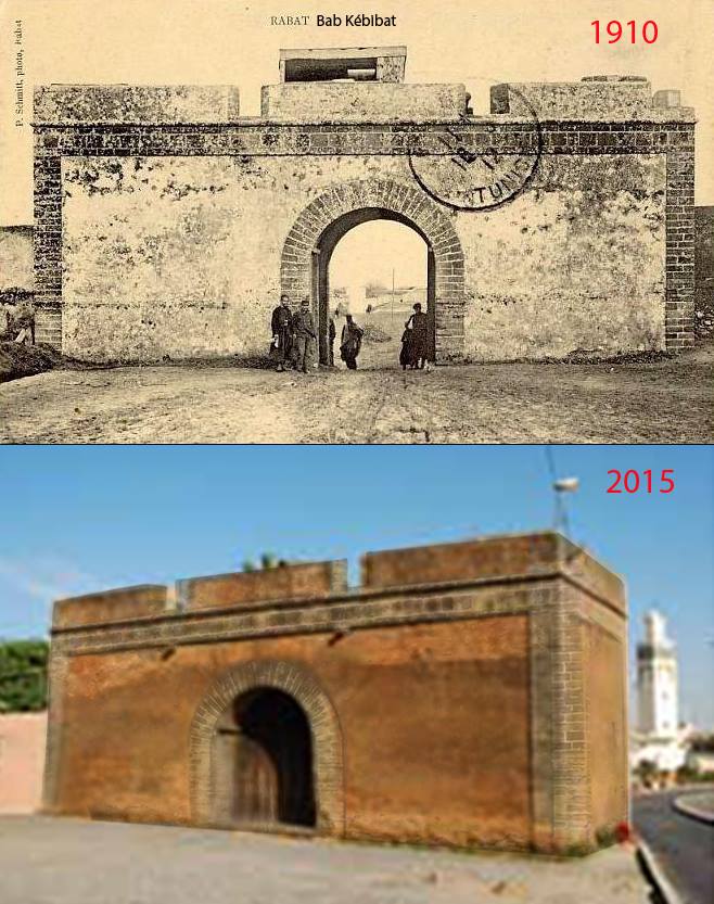 RABAT. PORTE DE KEBIBAT AUTREFOIS.