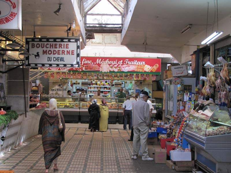 LE MARCHE CENTRAL A RABAT.