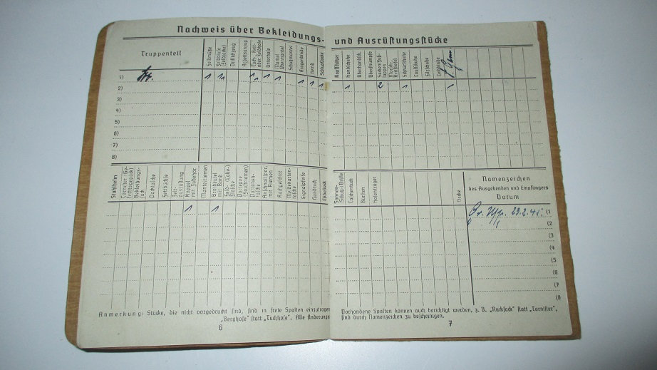 Un Soldbuch..... ww2.
