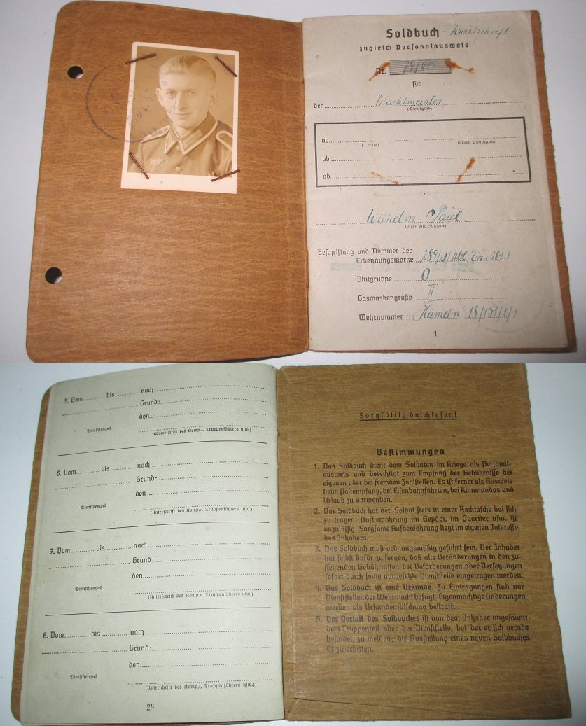 Un Soldbuch..... ww2.