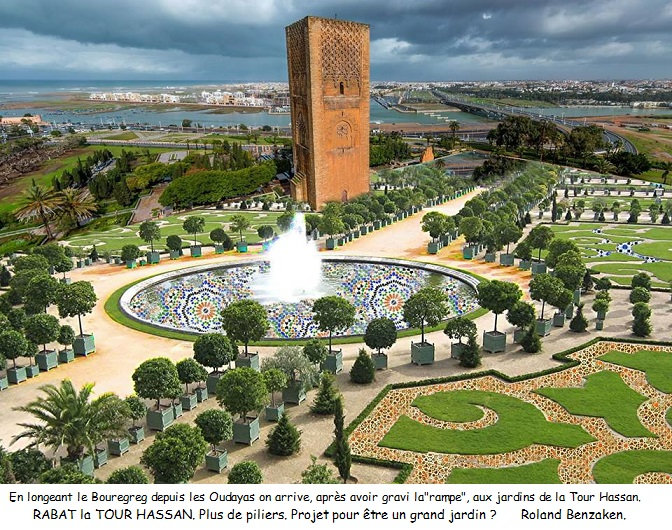PROJET POUR RABAT A LA TOUR HASSAN.