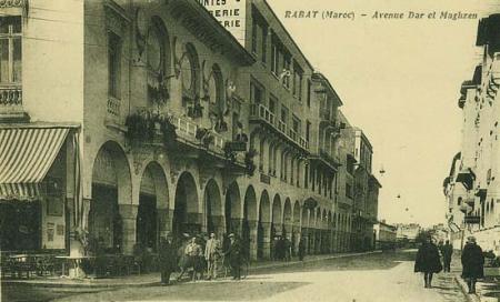 NOMS DE RUES DE RABAT DES ANNÉES 50.MOHAMMED V.