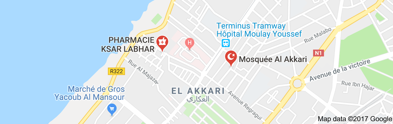 LE QUARTIER HAKKARI A RABAT.