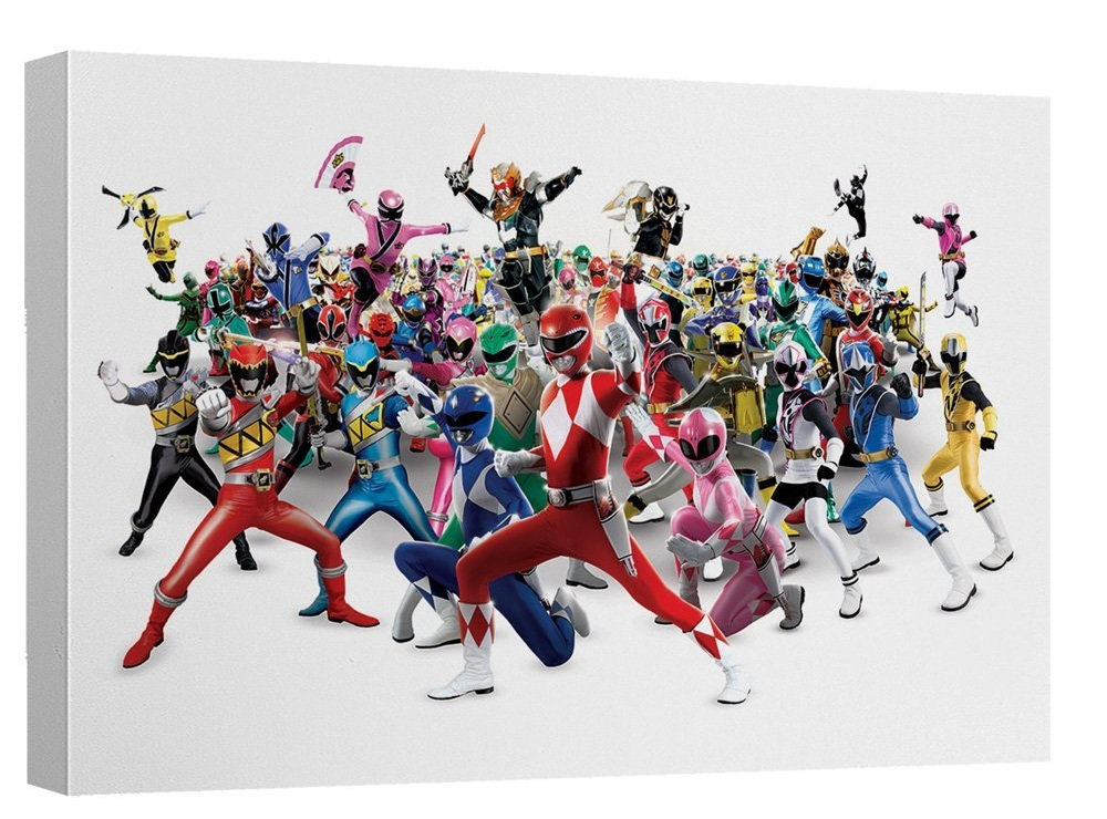 Lancement de l’art mural de Power Rangers (25ème anniversaire)