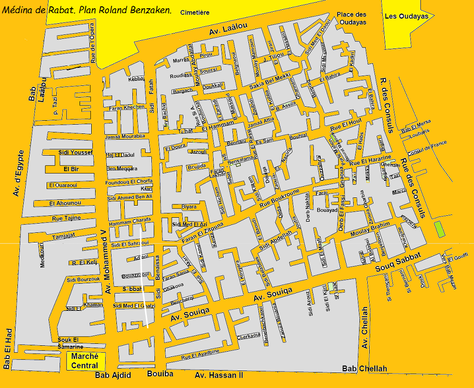 BALLADE DANS LES RUES DE LA MÉDINA DE RABAT.