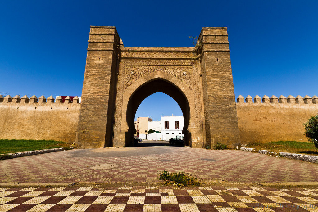 Les portes de l’ancienne médina de la ville de Salé.