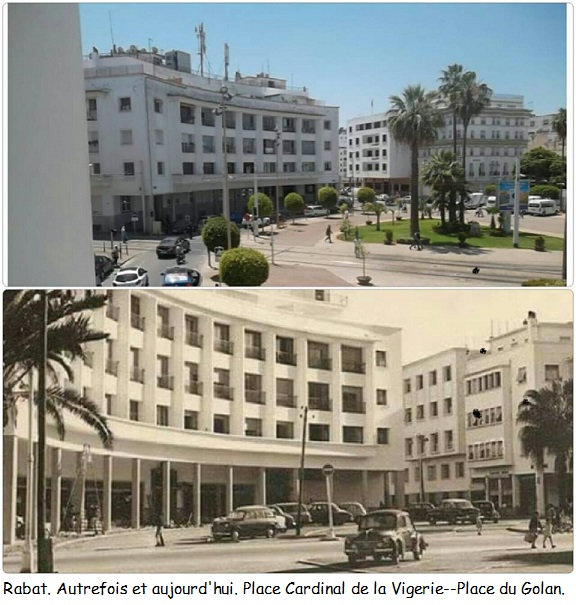 NOMS DE RUES DE RABAT DES ANNÉES 50.CARDINAL LAVIGERIE.