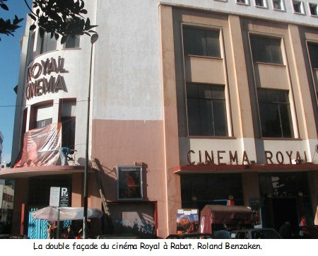 LES CINÉMAS ET LA TÉLÉVISION NOIR ET BLANC A RABAT.
