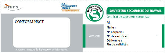 Organisation des secours | Conform HSCT