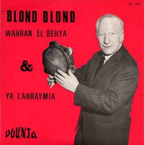 BLOND BLOND. CHANTEUR D'ORAN ALGÉRIE.