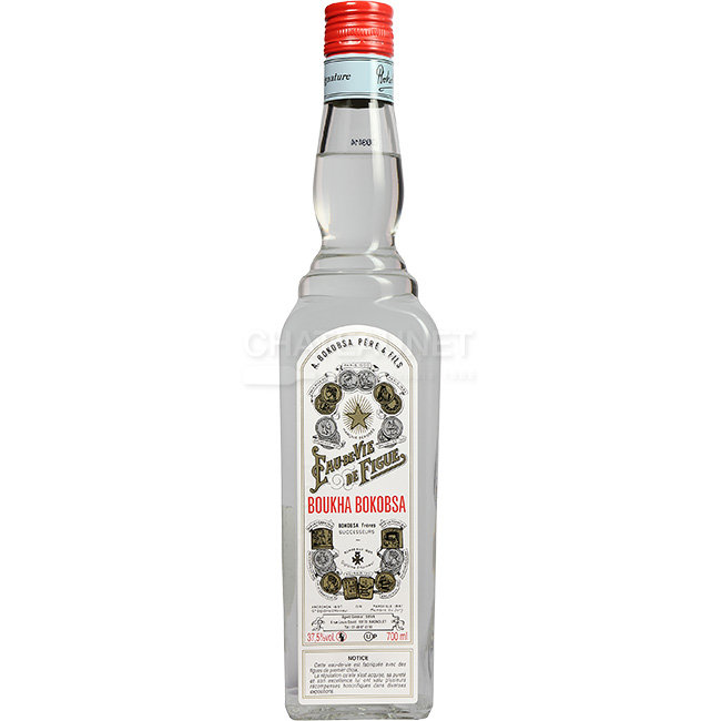 BOUKHA. EAU DE VIE DE TUNISIE DE ABRAHAM BOKOBZA.