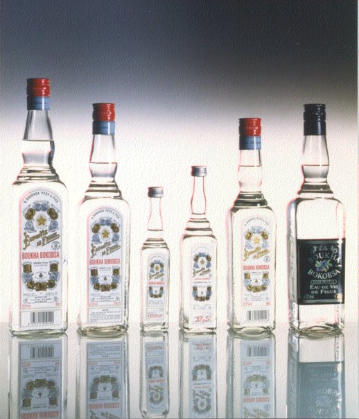 BOUKHA. EAU DE VIE DE TUNISIE DE ABRAHAM BOKOBZA.