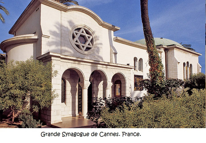 LA SYNAGOGUE DE CANNES. FRANCE.