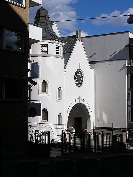 LA SYNAGOGUE D'OSLO EN NORVEGE.