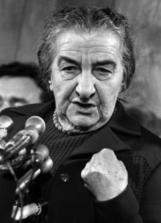 MADAME GOLDA MEIR. ISRAËL.