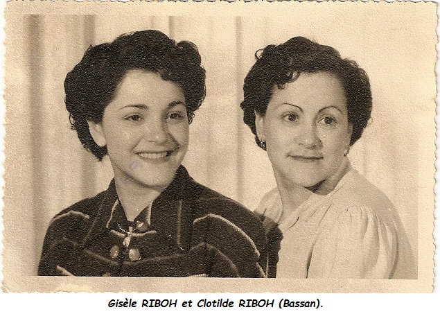 PHOTOS ANCIENNES.FAMILLES GISÈLE RIBOH.