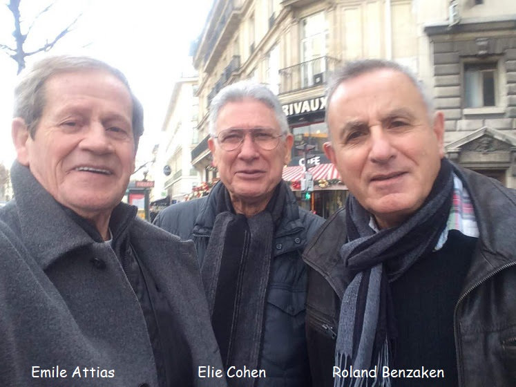 RETROUVAILLES ENTRE POTES A PARIS 50 ANS APRES.