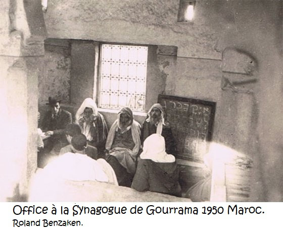 JUIFS DE GOURRAMA D'AUTREFOIS. MAROC.