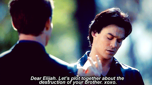 He who laughs last laughs best Damon Salvatore & Elijah Mikaelson