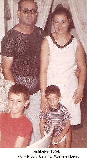 DESCENDANCES MOSHE RIBOH ET RUTH RIBOH.