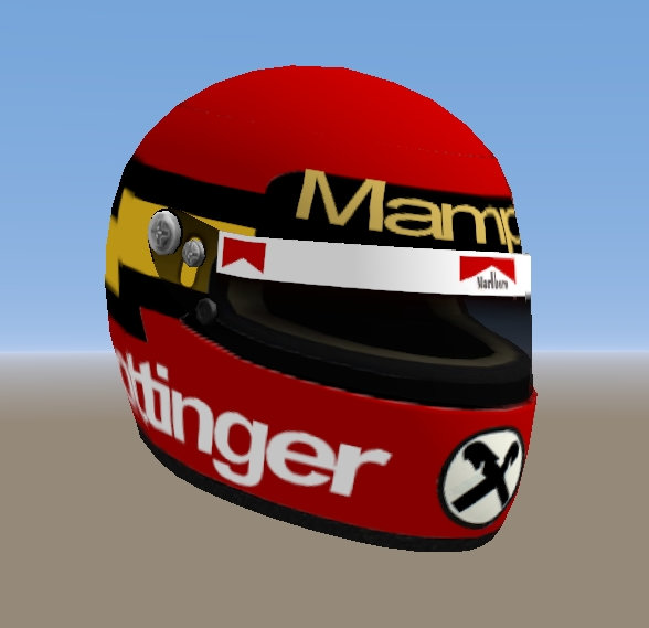 Markus Hottinger helmet | OverTake.gg (Formerly RaceDepartment)