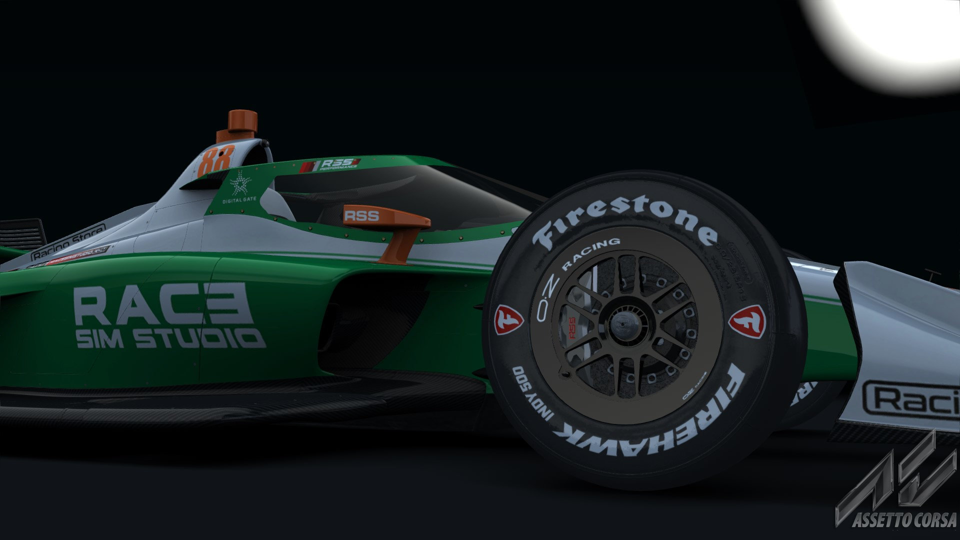 RSS Formula America tires + black rims + oz decals | OverTake.gg