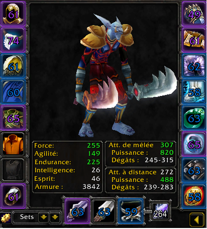 Démo FULL 8/8 T2 + Warrior Edgemaster Sulfuron Classic - Ventes - Wow ...