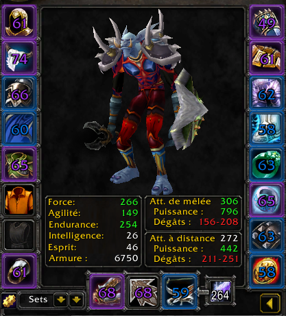 Démo FULL 8/8 T2 + Warrior Edgemaster Sulfuron Classic - Ventes - Wow ...