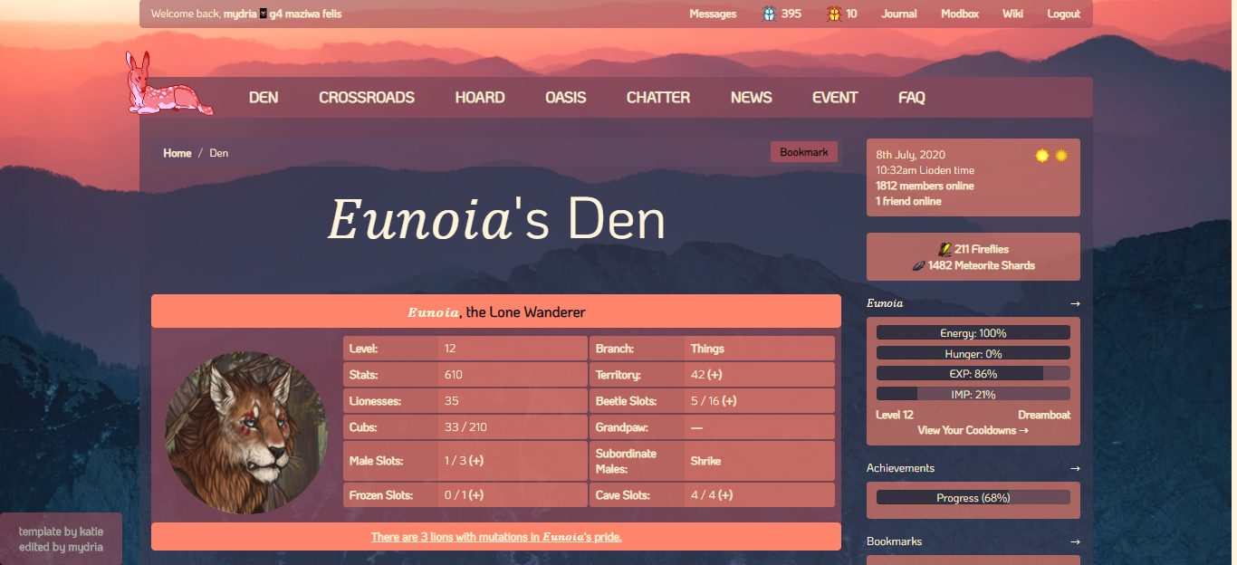 F2U Mydria's CSS »» CLO :|: Lioden