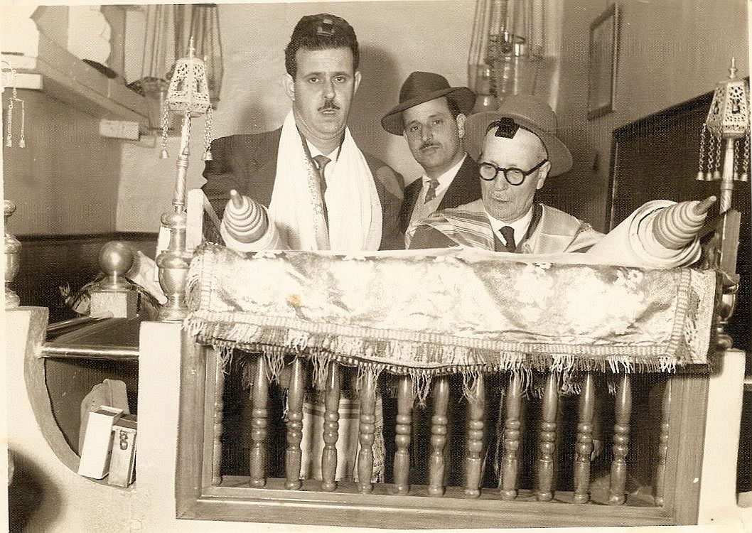 BAR MITZVA DES ENFANTS RUIMY A RABAT ANNEES 60.