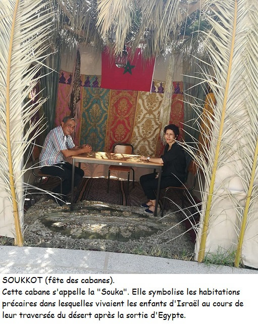 SOUKKOT LA FÊTE DES CABANES.