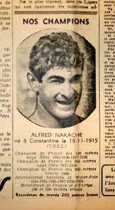 ALFRED NAKACHE. NAGEUR ET RESCAPÉ DE LA CHOAH.